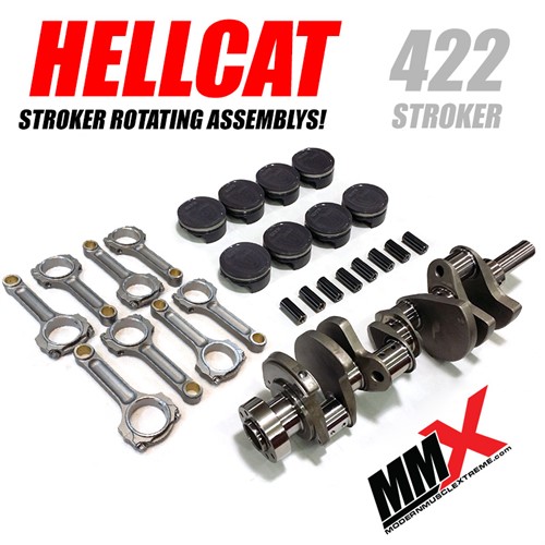 422 Hellcat 6.2L HEMI Based Stroker Kit with Oliver Speedway Rods by ...