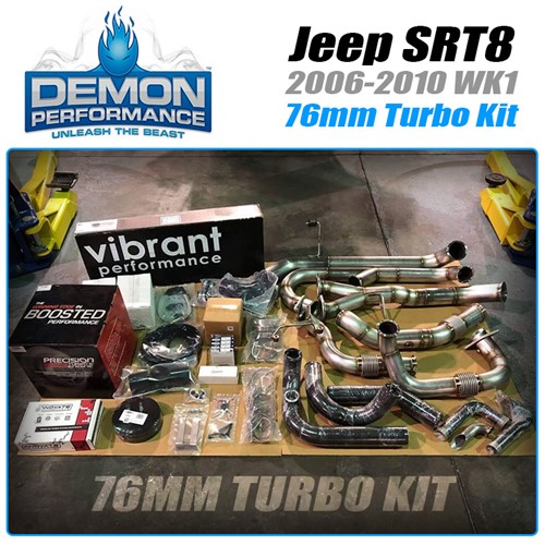 2006-2010 Jeep SRT 76mm Turbo kit by Demon Performance - Tuner Kit
