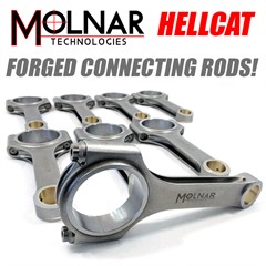 Hellcat Rods - Forged Hellcat 6.2L HEMI Rods by Molnar Technologies
