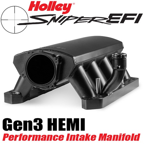 Gen3 HEMI Sniper Performance Intake Manifold 90mm MOPAR Throttle Body ...